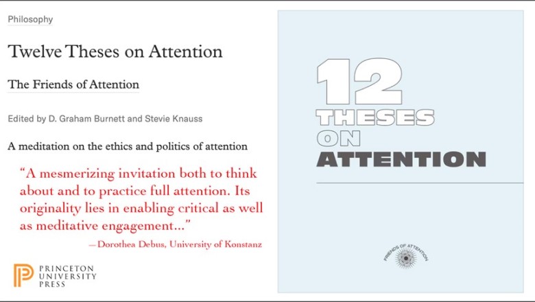 D. Graham Burnett discusses the 'Twelve Theses on Attention' | King's College London